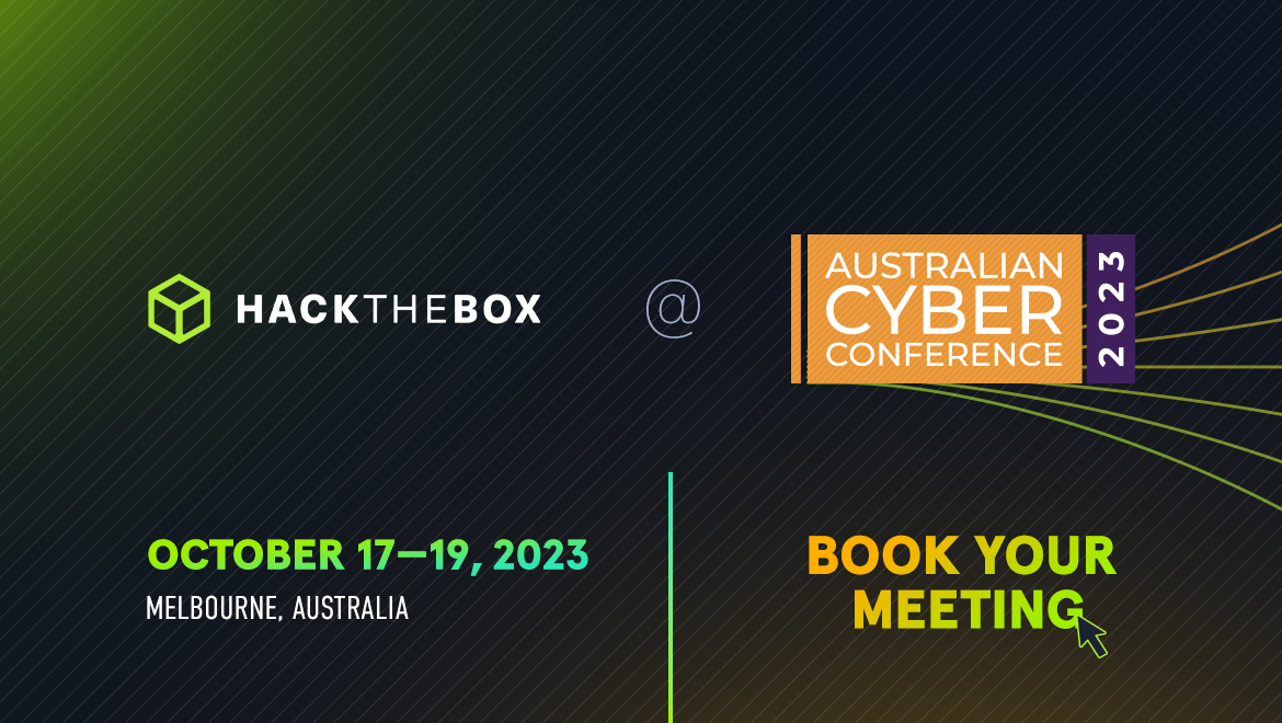 HTB for Business - Meet us at Australian CyberCon 2023