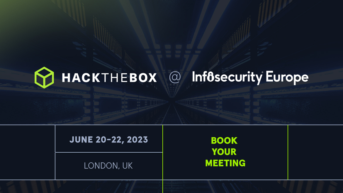 HTB for Business - Meet us at Infosecurity Europe 2023